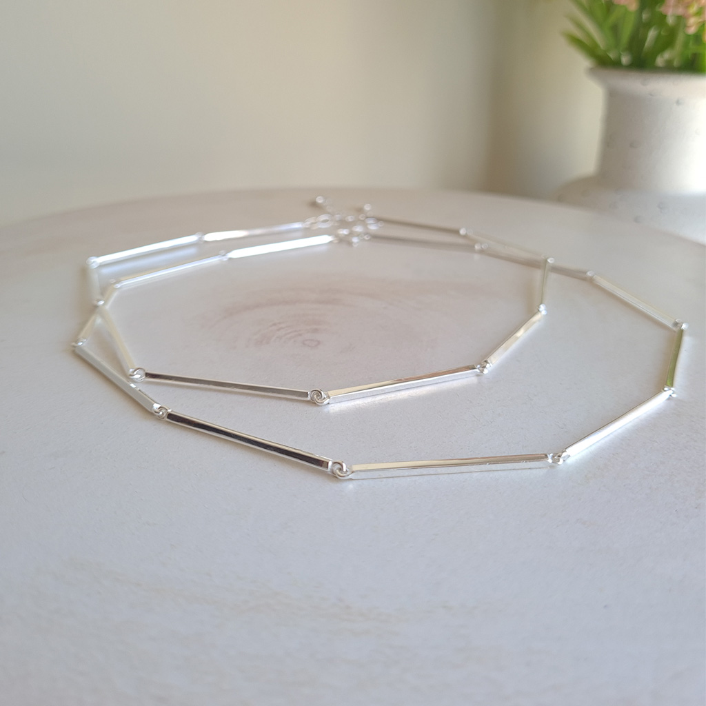 Collar de Plata - Basic - Joyería Artesanal Online - Aida Cabo